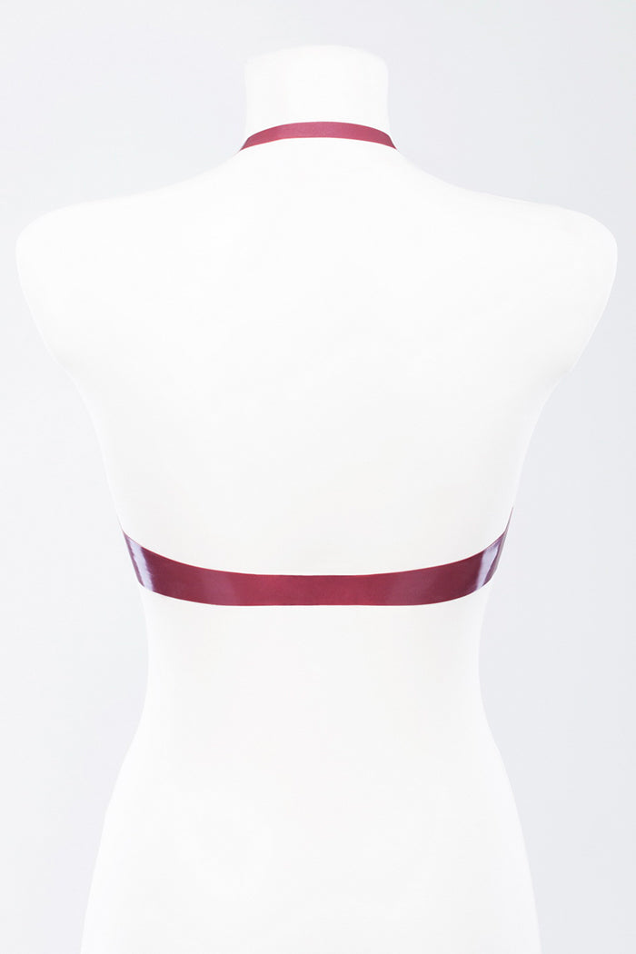 Latex bra with small bow – Bright&Shiny